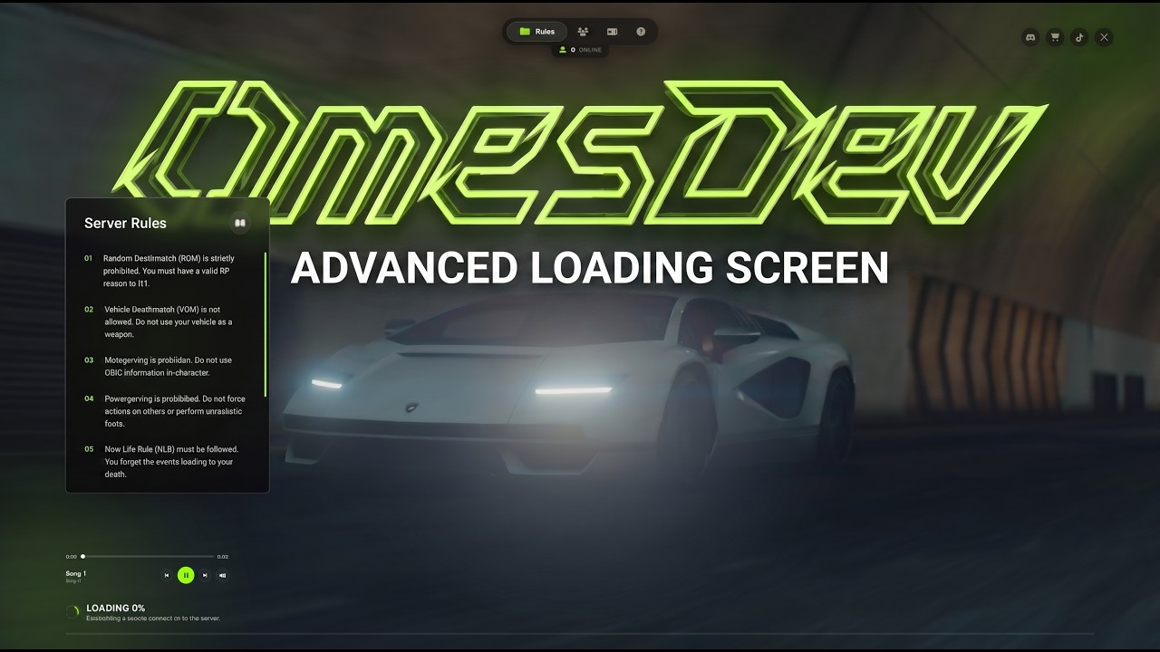 FiveM Advanced Loading Screen | Standalone