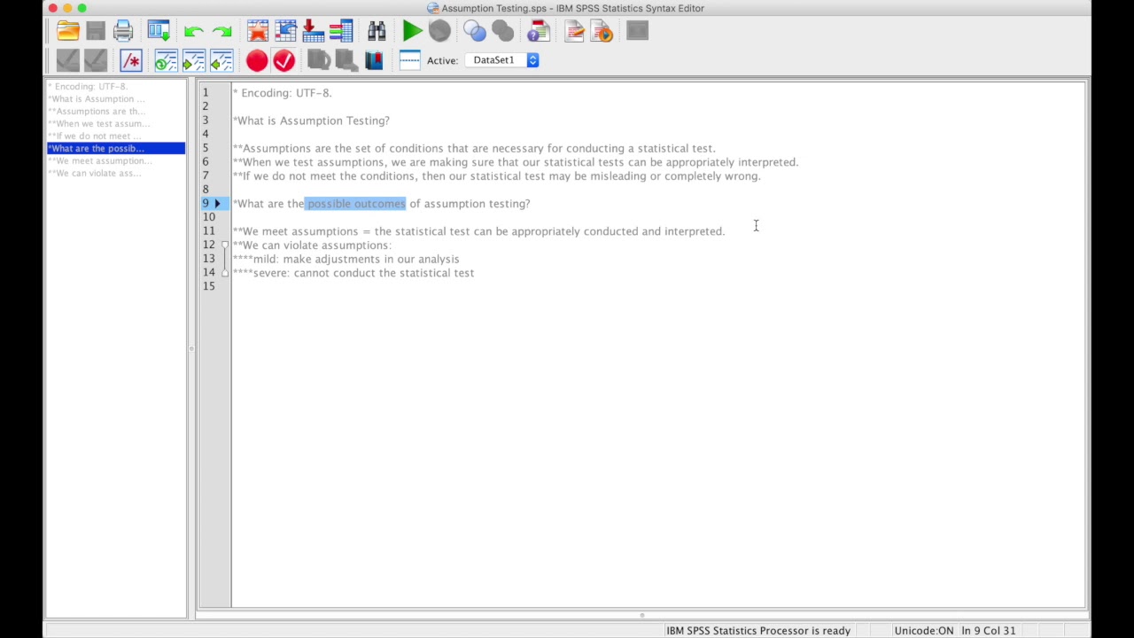 What is Assumption Testing?
