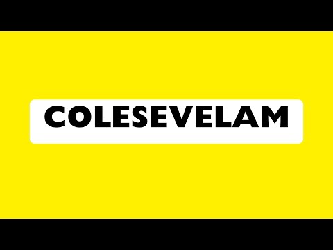 How to Pronounce Colesevelam Correctly (American English)
