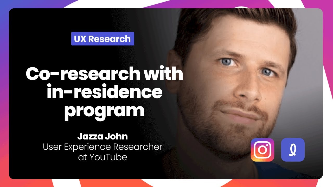 Radical Codesign with Creators in Residence at YouTube | Jazza John, UX Researcher at YouTube