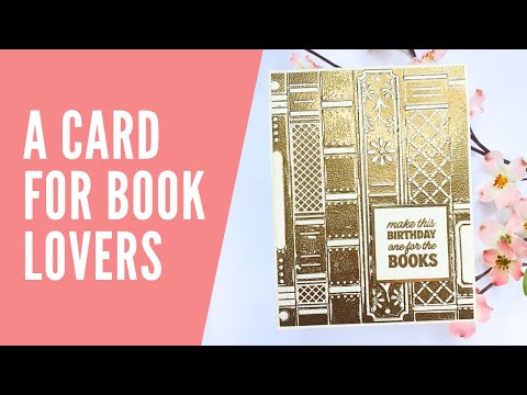 Book Lovers Will LOVE This Birthday Card Idea!