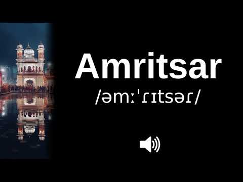 🇮🇳 How to pronounce Amritsar (CORRECTLY!)