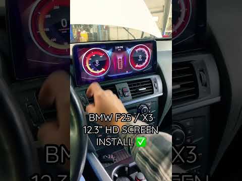 F25 BMW X3 - Android 12.3” Touchscreen Navigation Install ✅
