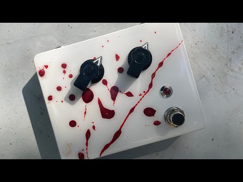 Tungsten Amplification Murder Fuzz 2023 Bloodspatter | Reverb