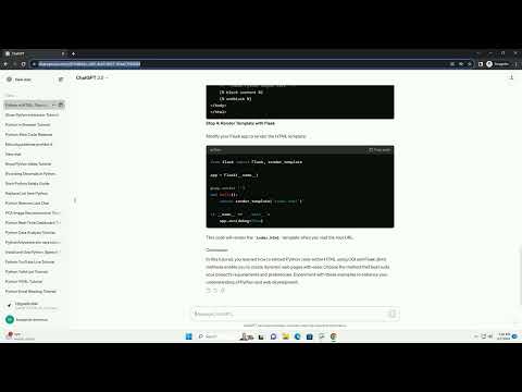 add python code to html