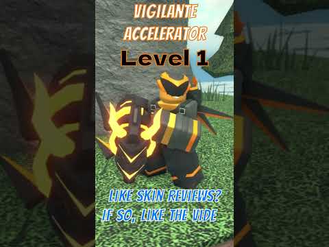 TDS Vigilante Accelerator Skin Review #towerdefensesimulator #roblox #shorts