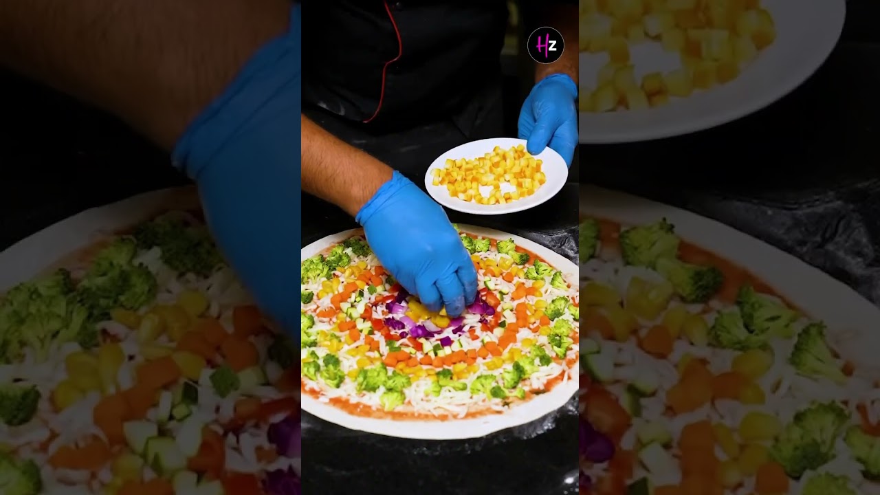 Pride Month Special Rainbow Pizza At Crowne Plaza Okhla pride food ...