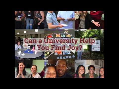 A University that helps you find joy? Absolutely! Sofia University, Palo Alto, California