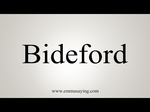 How To Say Bideford