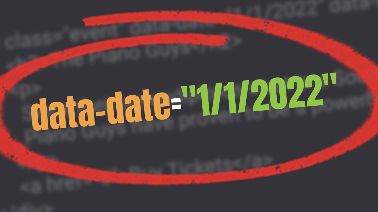 How to use the DATA attribute with JavaScript, HTML and CSS.