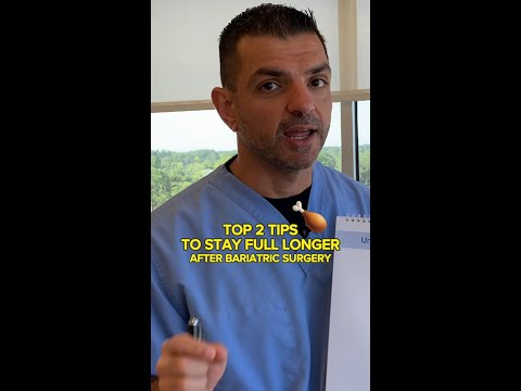 Top 2 Tips To Stay Full Longer After Bariatric Surgery