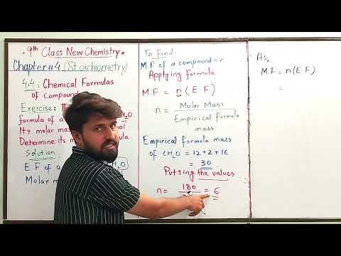 Empirical formula of a compound is CH2O.It's molar mass is 180g/mol.Determine it's molecular formula