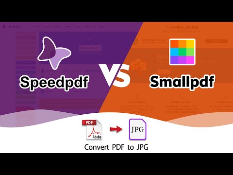 【PDF Converter】 PDF to JPG! Which is faster for batch file conversion? | Speedpdf VS Smallpdf
