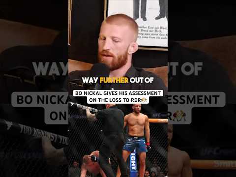 BO NICKAL SPEAKS ON HIS LOSS TO REINIER DE RIDDER