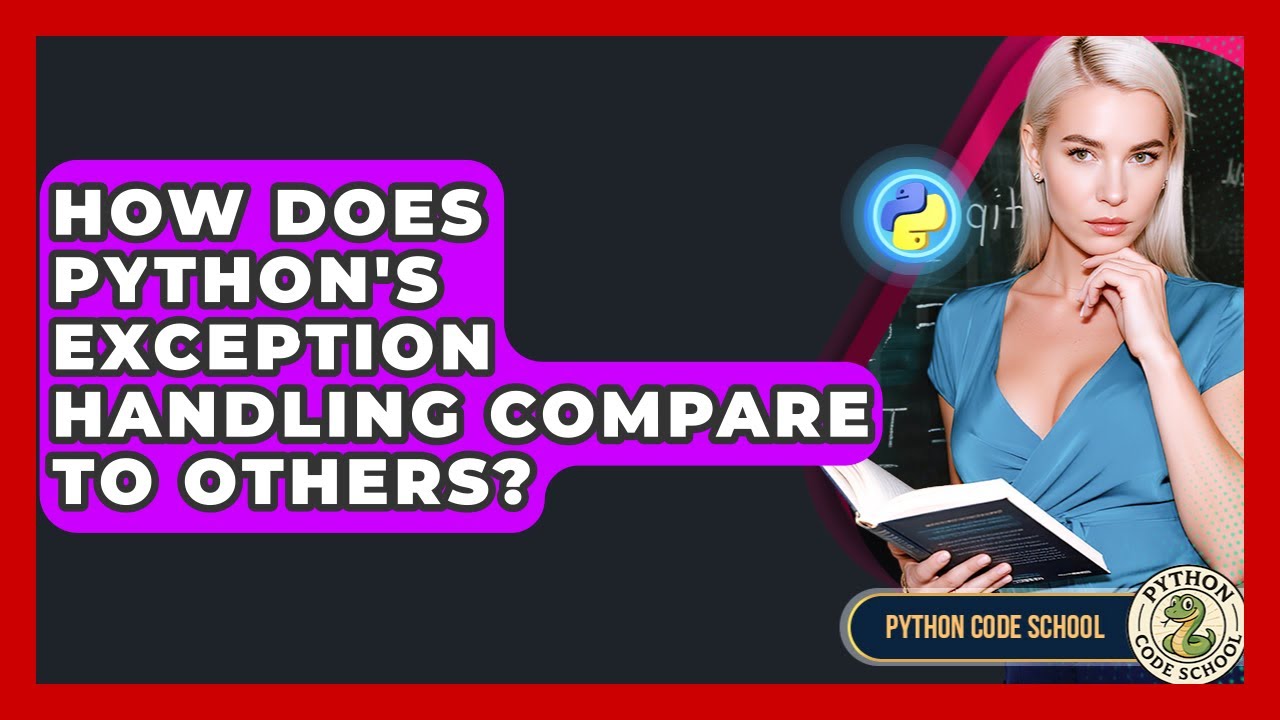 How Does Python's Exception Handling Compare To Others? - Python Code School