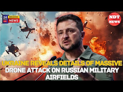 Ukraine President Reports Multiple UAV Attacks on Russian Military Airports Causing Heavy Damage
