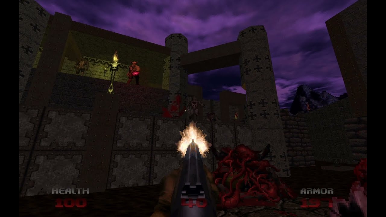 DOOM 64 Retribution + Nash's Gore Mod on M1 MacBook Air