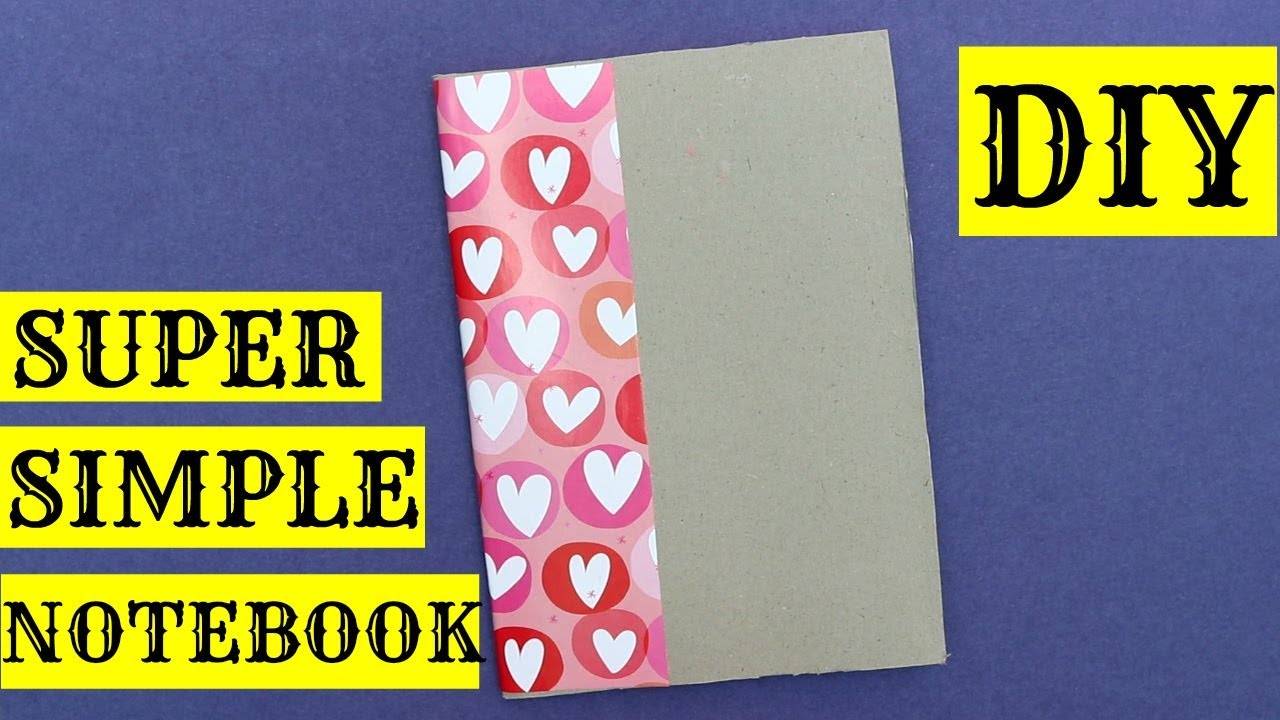 DIY CEREAL BOX NOTEBOOK | SUPER EASY !!