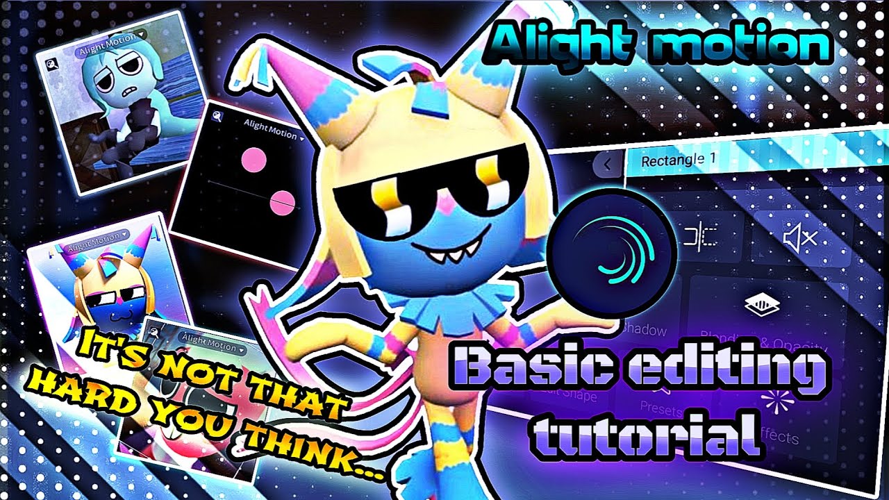 Alight motion basic editing tutorial!