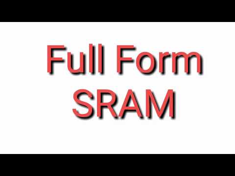 Full Form Of SRAM ?