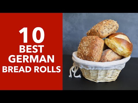 10 German Bread Rolls - German Baked Goods - German Bread