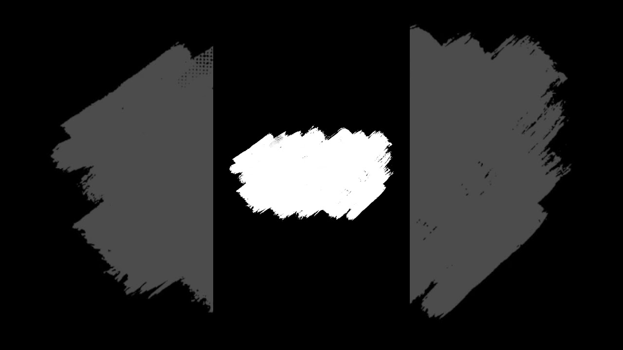 black screen splash effect
