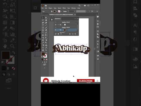 Editable Retro Font in Adobe Illustrator