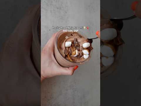 Rocky Road Ninja Creami | 300 Calories per pint 🍫