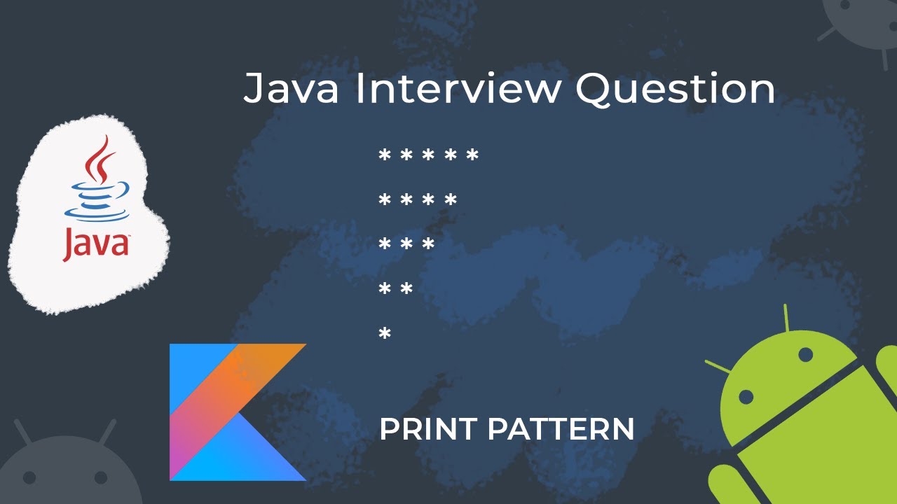 Print star pattern in java Part-1