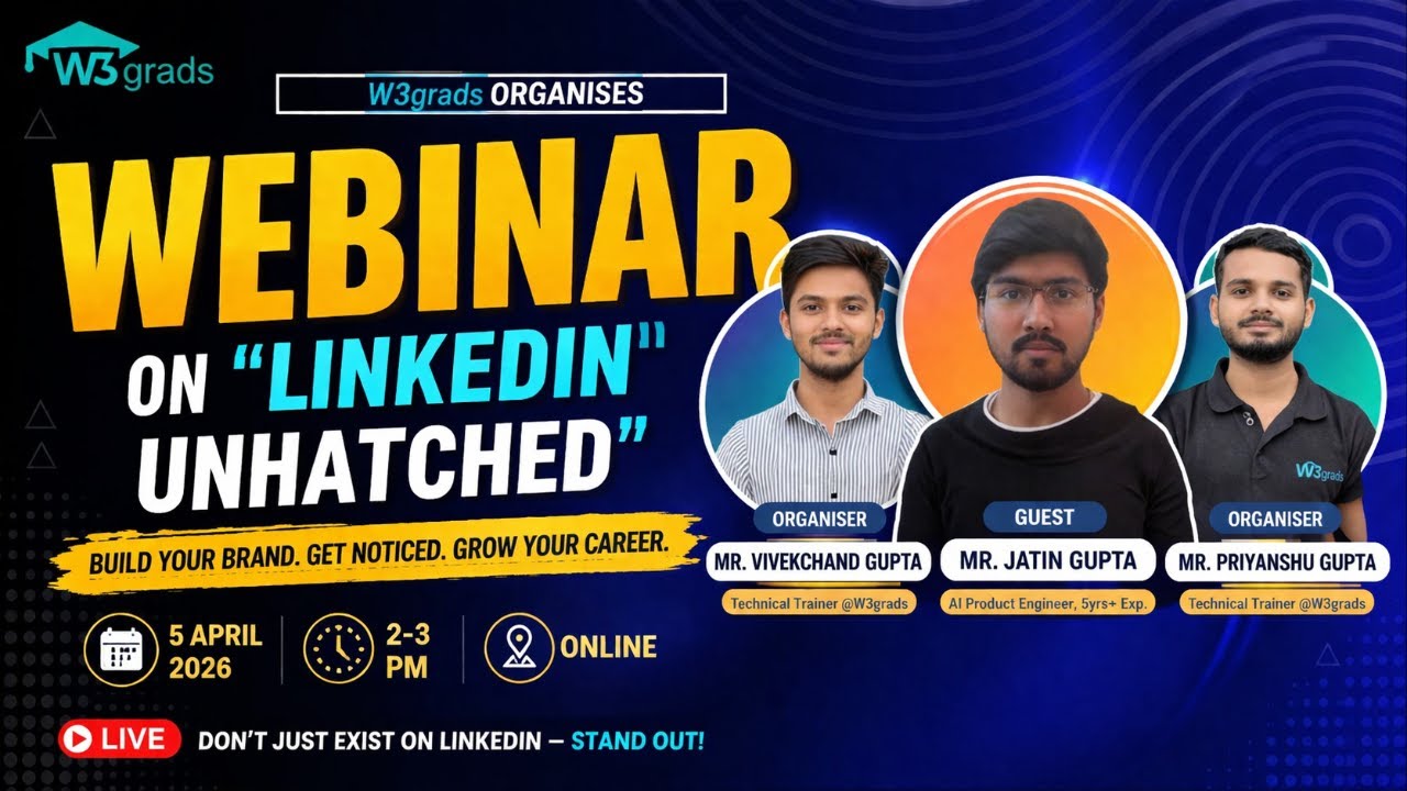 LinkeIn UnHatched - W3grads