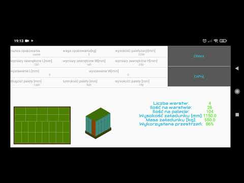 Pallet loading Calculator for Android - Free App Download