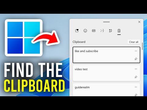 How To Open Clipboard On Windows 11 or 10 PC & Laptop - Full Guide
