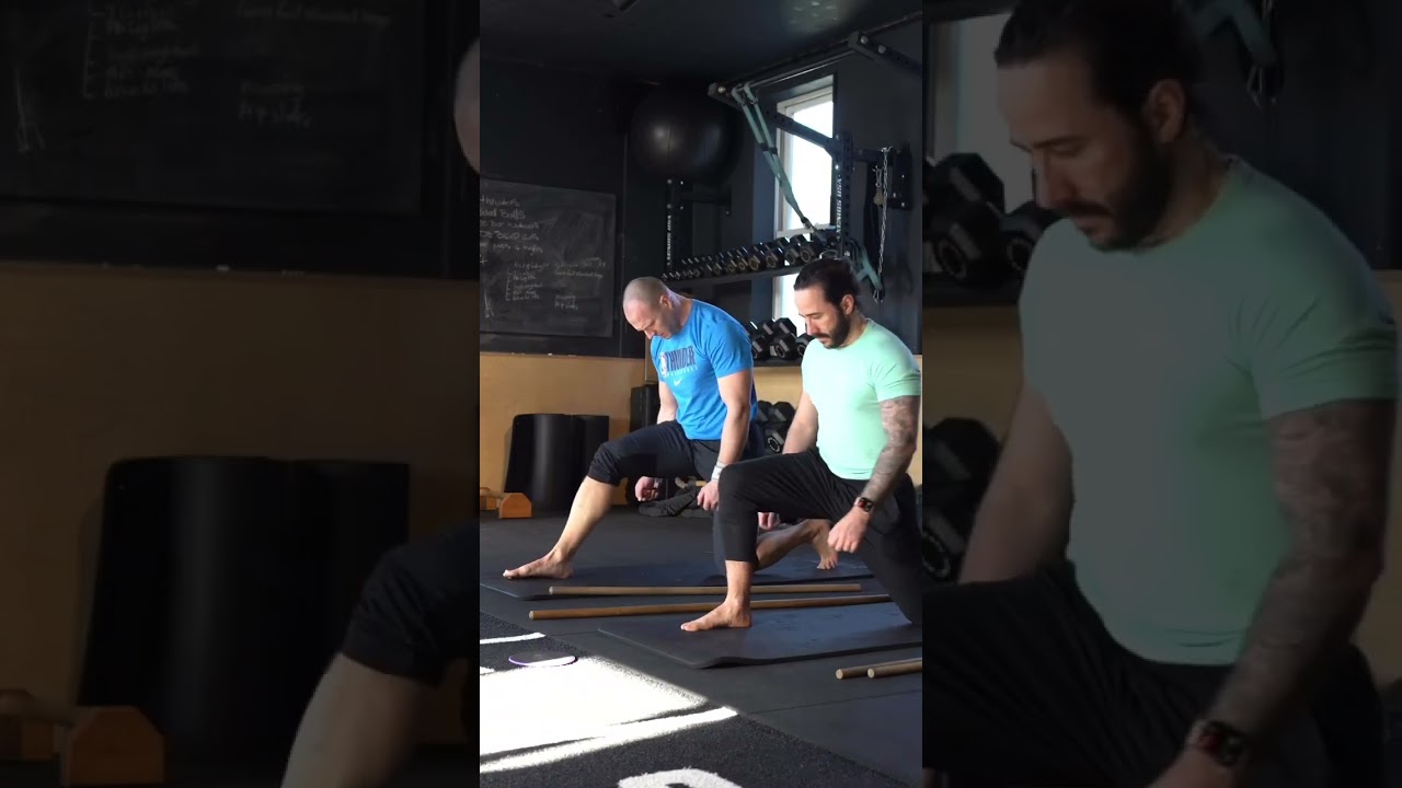 Front splits and hip flexor training drills