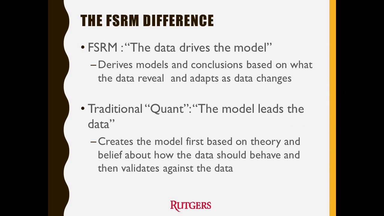 NARRATED FSRM OVERVIEW
