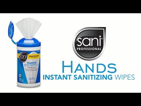 Sani Professional Hands Instant Sanitizing Wipes