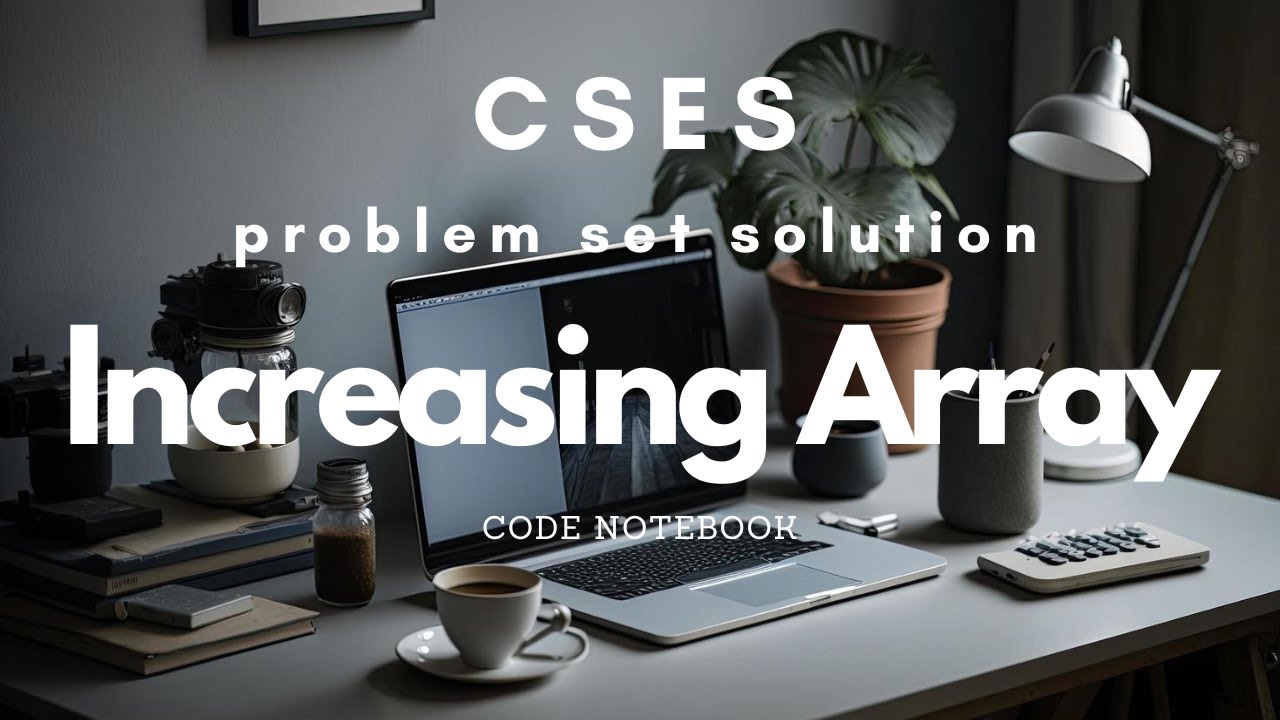Increasing Array || Solving CSES Problemset || No talking | ASMR programming #programming #coding