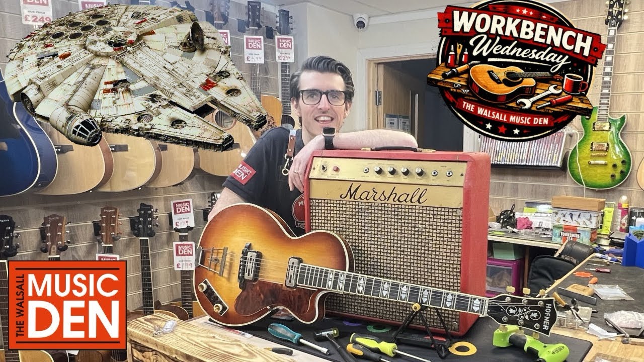 Workbench Wednesday: Vintage Hofners, Vintage Marshall Amps, Star Wars & Shop Chat!