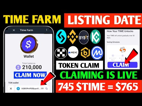 time farm withdrawal ! time farm listing date ! time farm airdrop ! time farm new update #timefarm