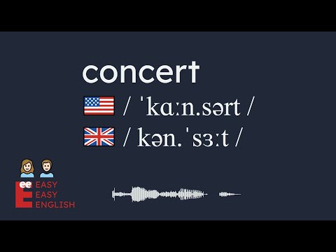 How to pronounce concert? US English UK English IPA Audio Waveform 👩👨 How to say concert?