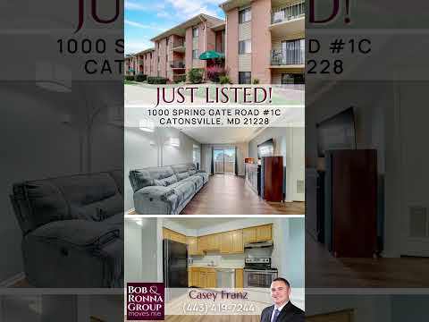Just Listed! 1000 Spring Gate Rd #1C, Catonsville, MD 21228