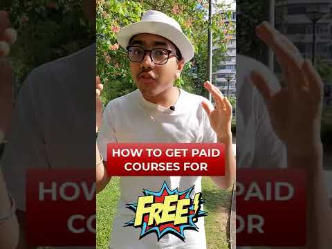 How To Get Any Paid Courses for FREE in 2022 (Step by Step) #shorts