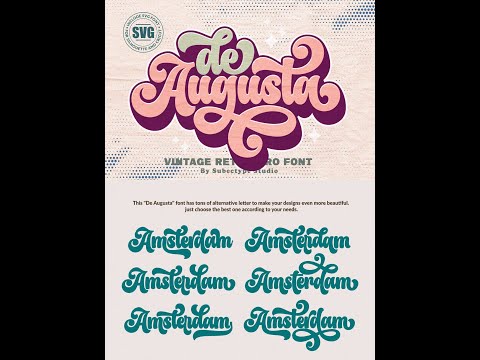 De Augusta Retro Font