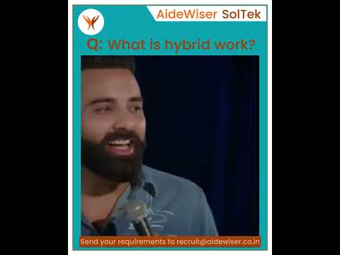 Hybrid work | what is hybrid work model?