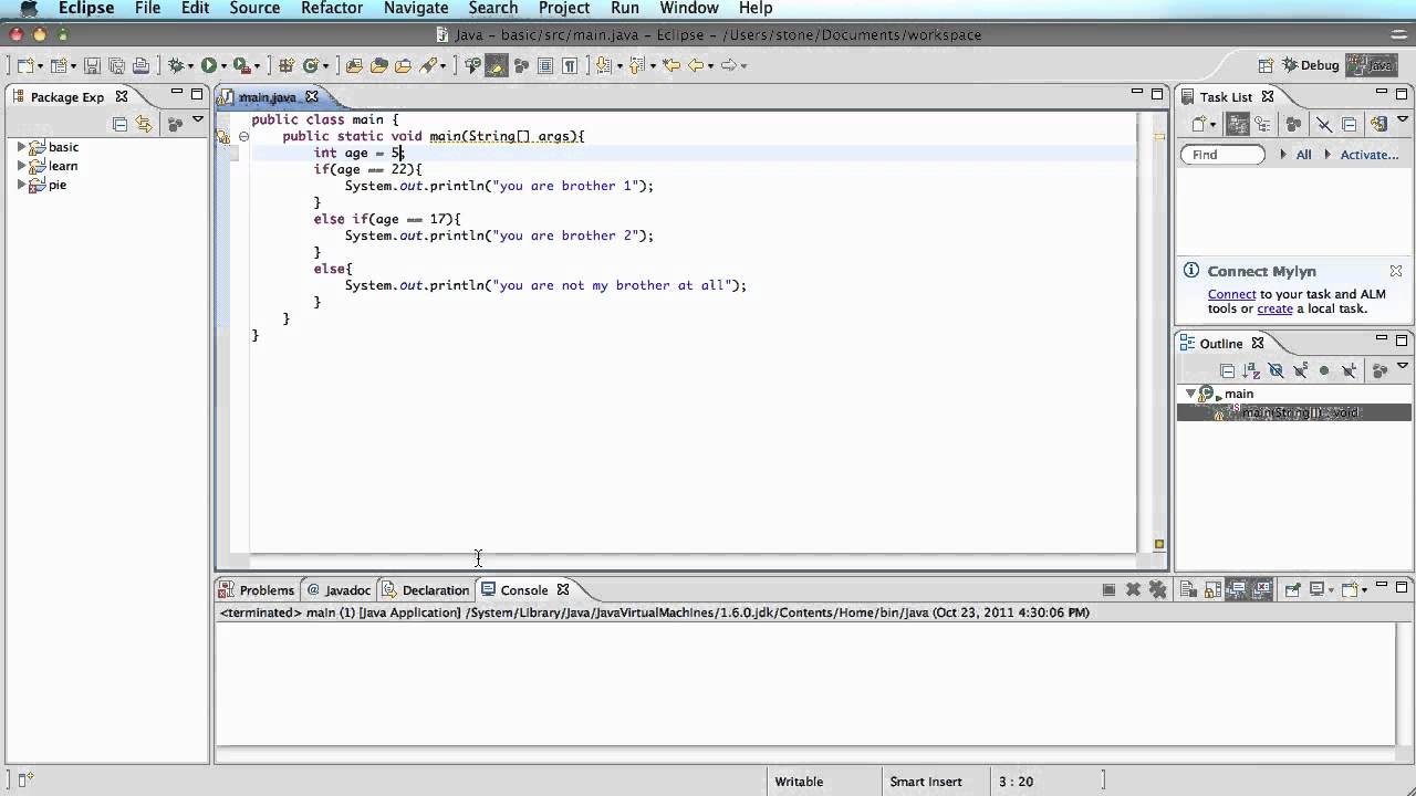 Java 4 - Else If statements.mp4