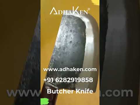 AdhaKen® Butcher Knife AK-34 The Ultimate Kitchen & Outdoor Tool! 🔪🪓 #ButcherKnife #survivalgear
