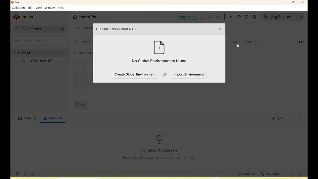 Environments in Bruno API Tool #apitesting #softwaretesting