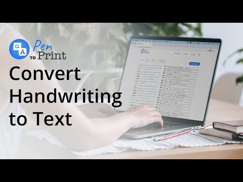 Pen to Print - Handwriting to Text Online OCR