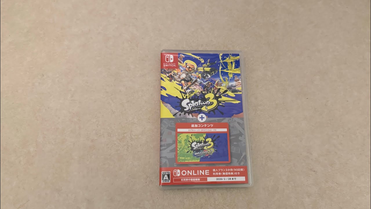 Unboxing Splatoon 3 + Expansion Pass - Japanese Import Nintendo Switch