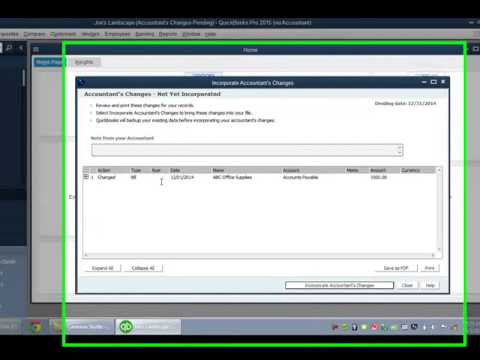 Importing Accountants Copy Changes in QuickBooks