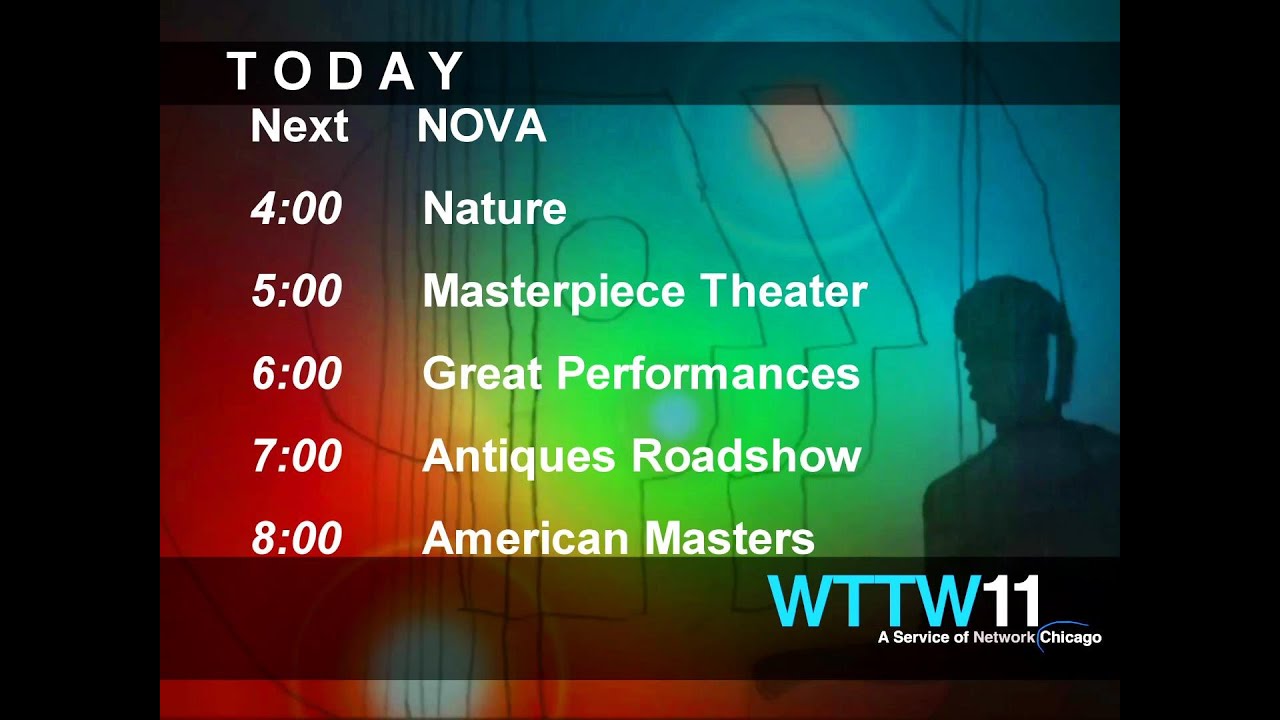 PBS Schedule Bumper (2005 WTTW-TV; Version #4) / FIXED